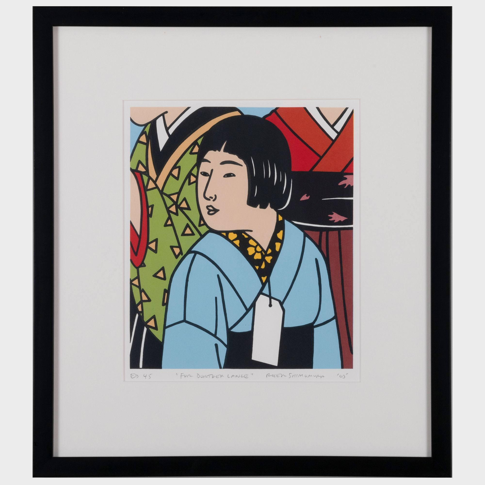 Roger Shimomura | Oriental Masterprint - 18 (1975) | MutualArt