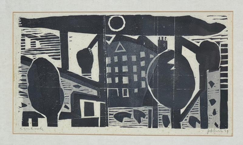 Jan van der Zee | Compositie stad (59) | MutualArt