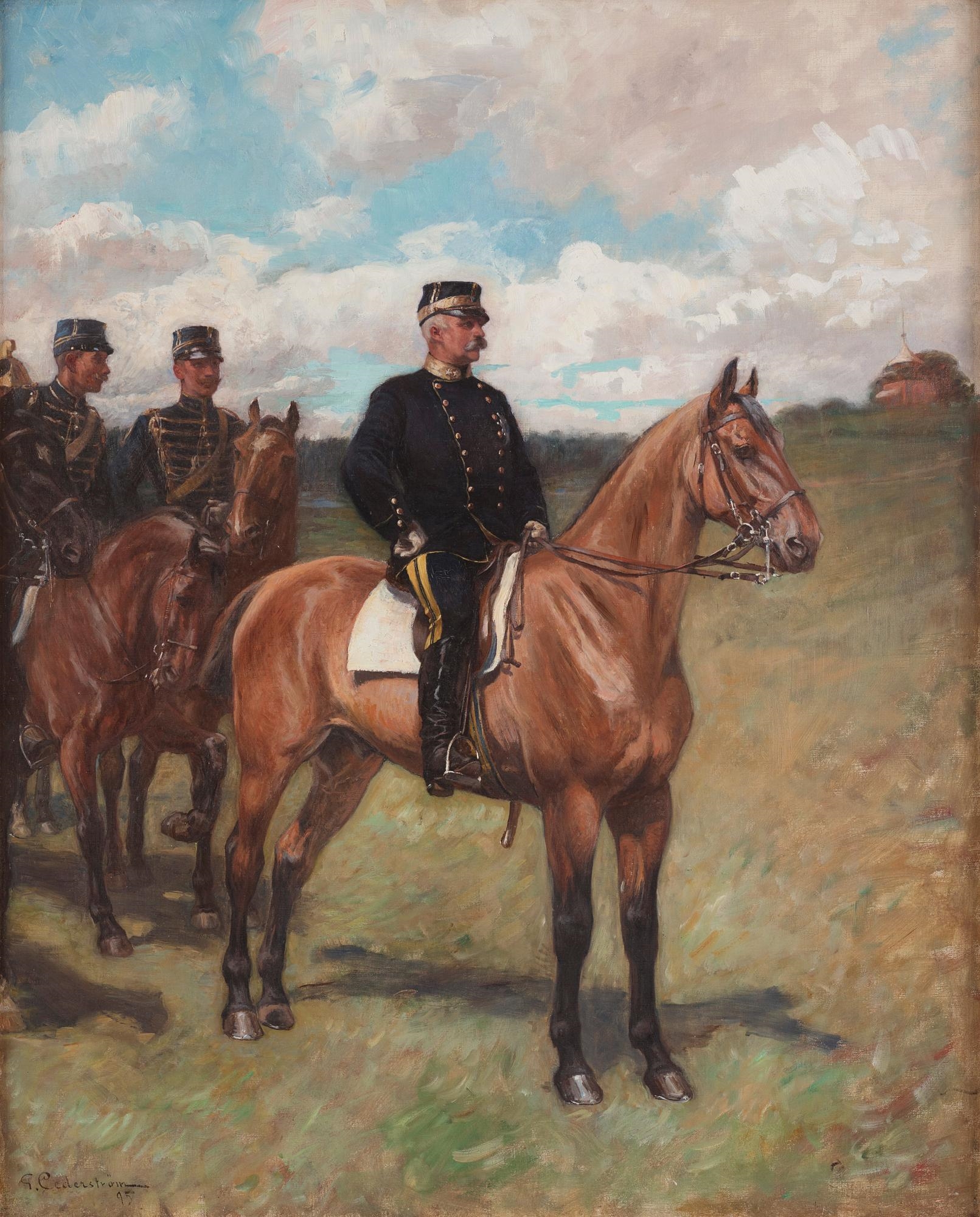 Gustaf Cederstrom | Portrait depicting General Bror Cederström (1824 ...