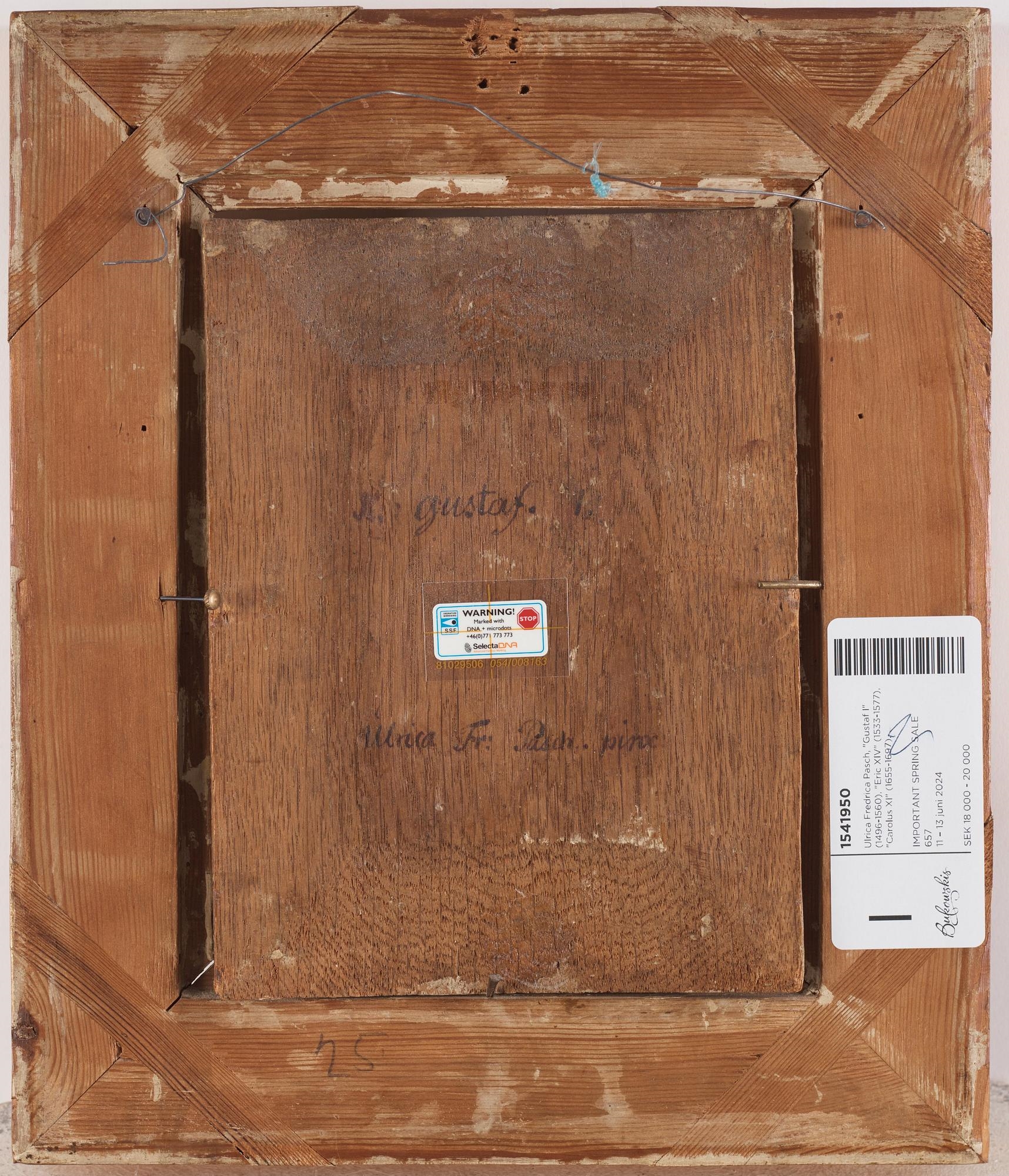 Ulrika Pasch | Gustaf I (1496-1560), Eric XIV (1533-1577), Carolus XI ...