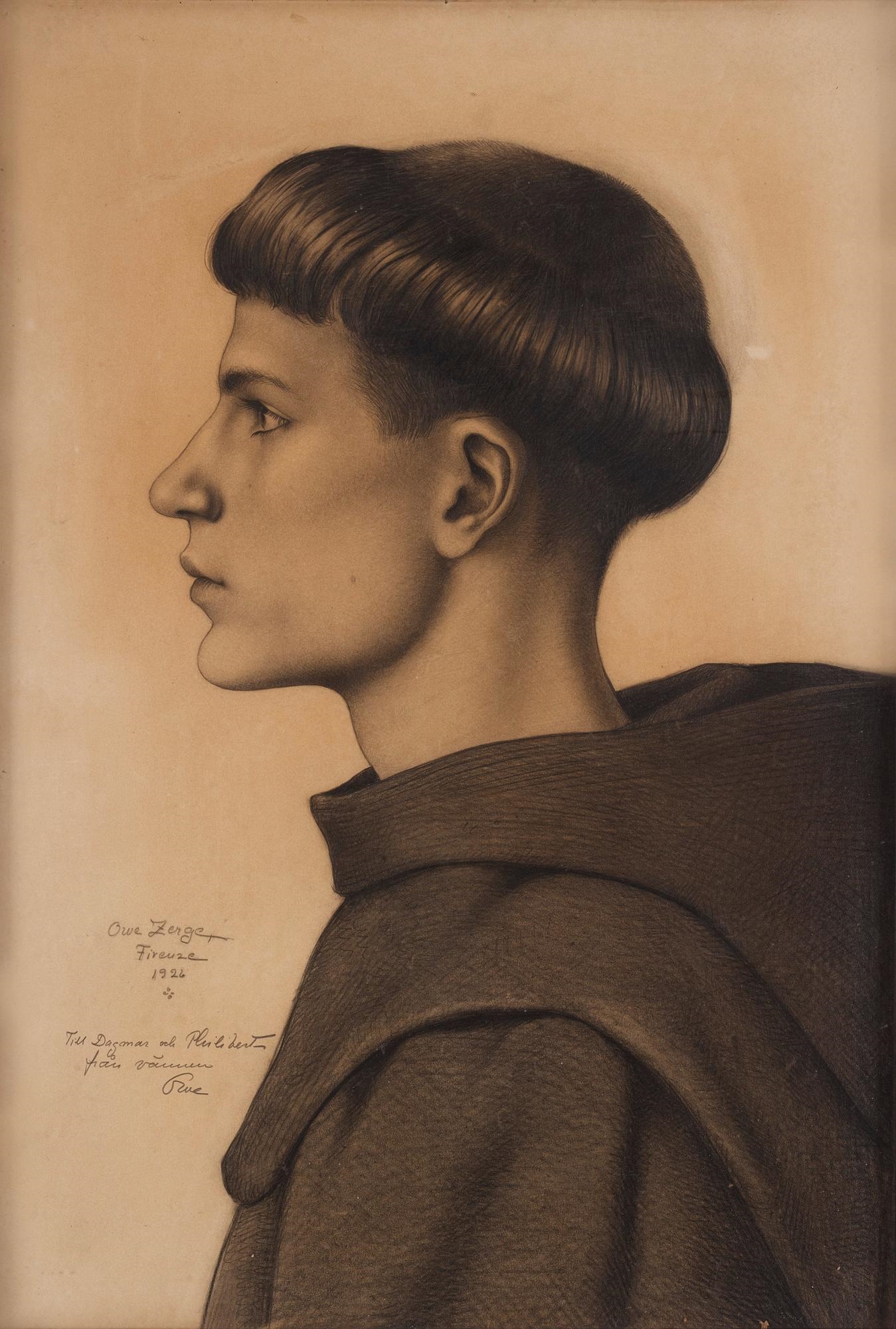 Owe Zerge | Munk in profile To Dagmar and Philibert Humbla from the ...