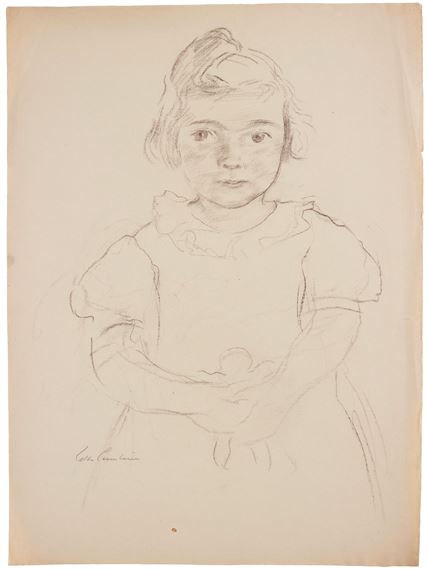 Lotte Laserstein | Petra with doll - the artist's godchild (1930s ...