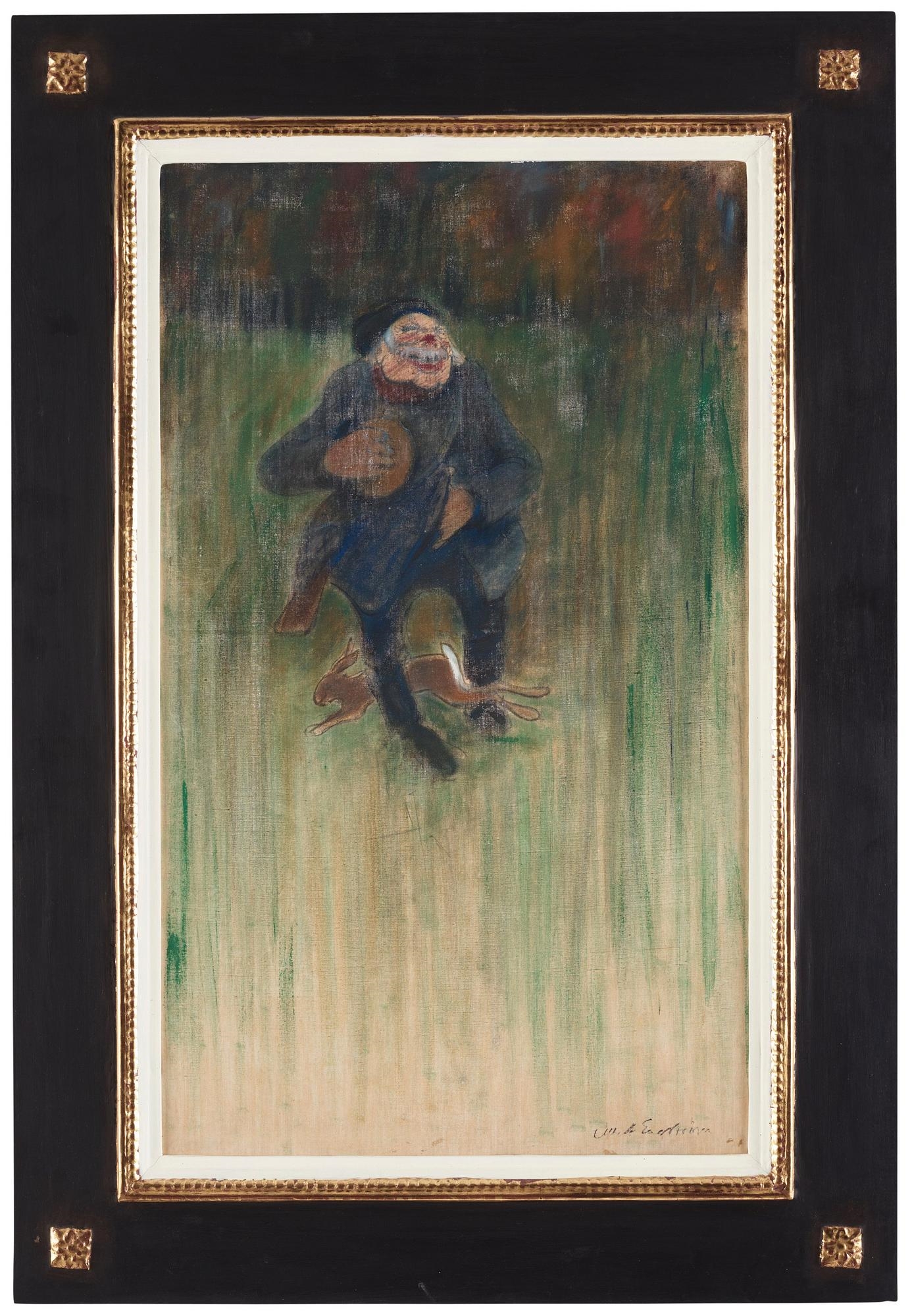 Albert Engström | The Hunter and the Hare | MutualArt