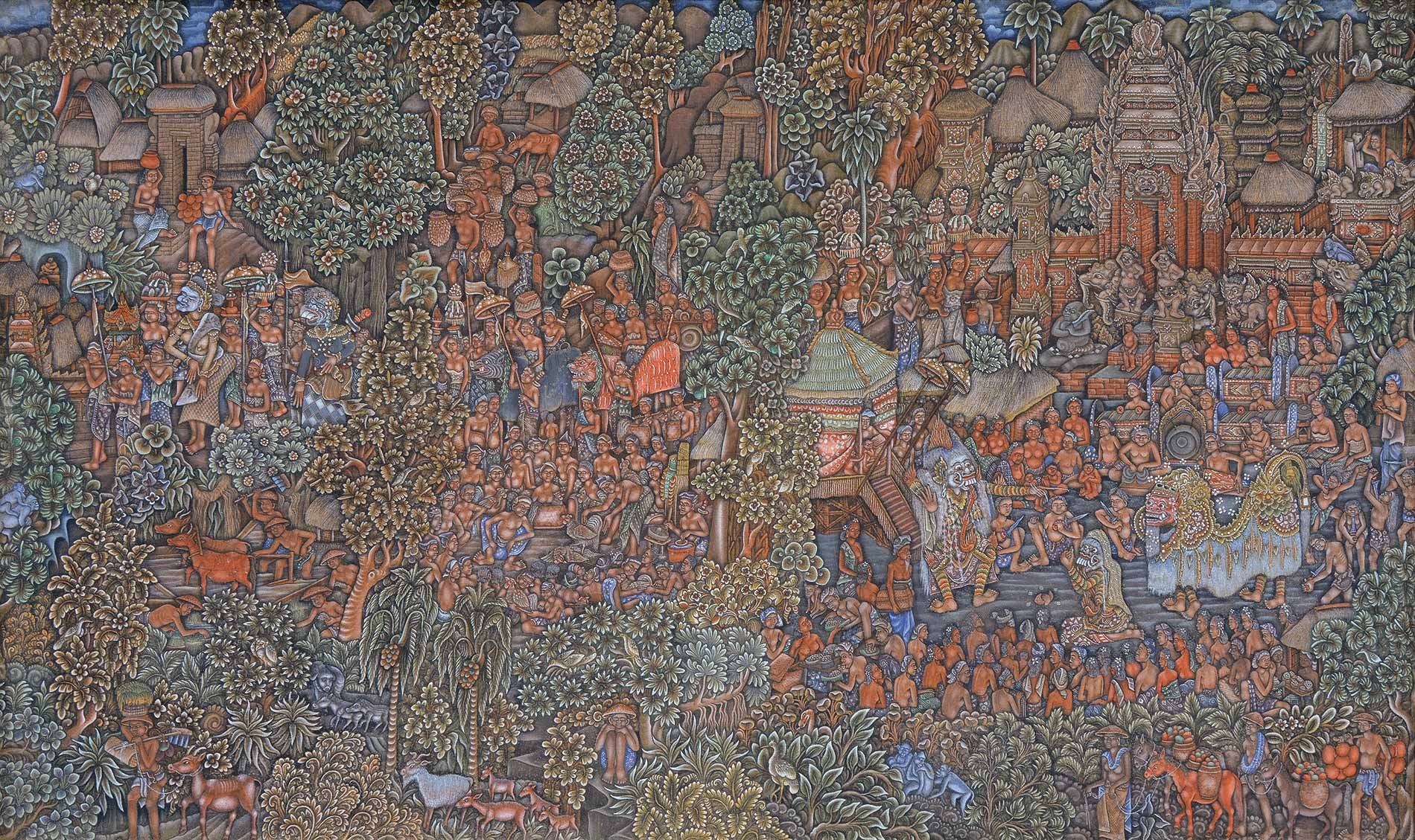 Ida Bagus Made Togog | Daily Life Scene in Bali | MutualArt