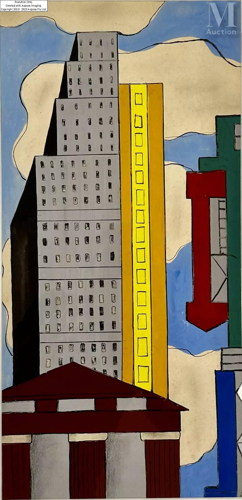 Simone Herman | Grattes ciels New York | MutualArt