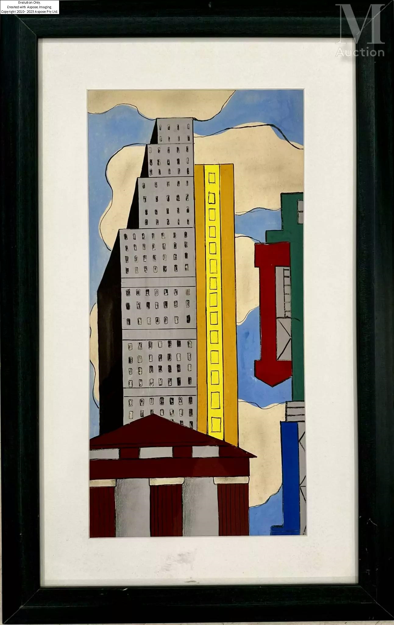 Simone Herman | Grattes ciels New York | MutualArt