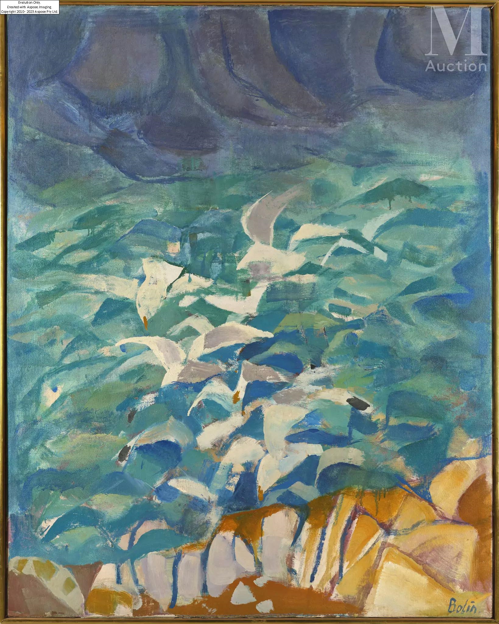 Gustav Bolin | Les mouettes | MutualArt