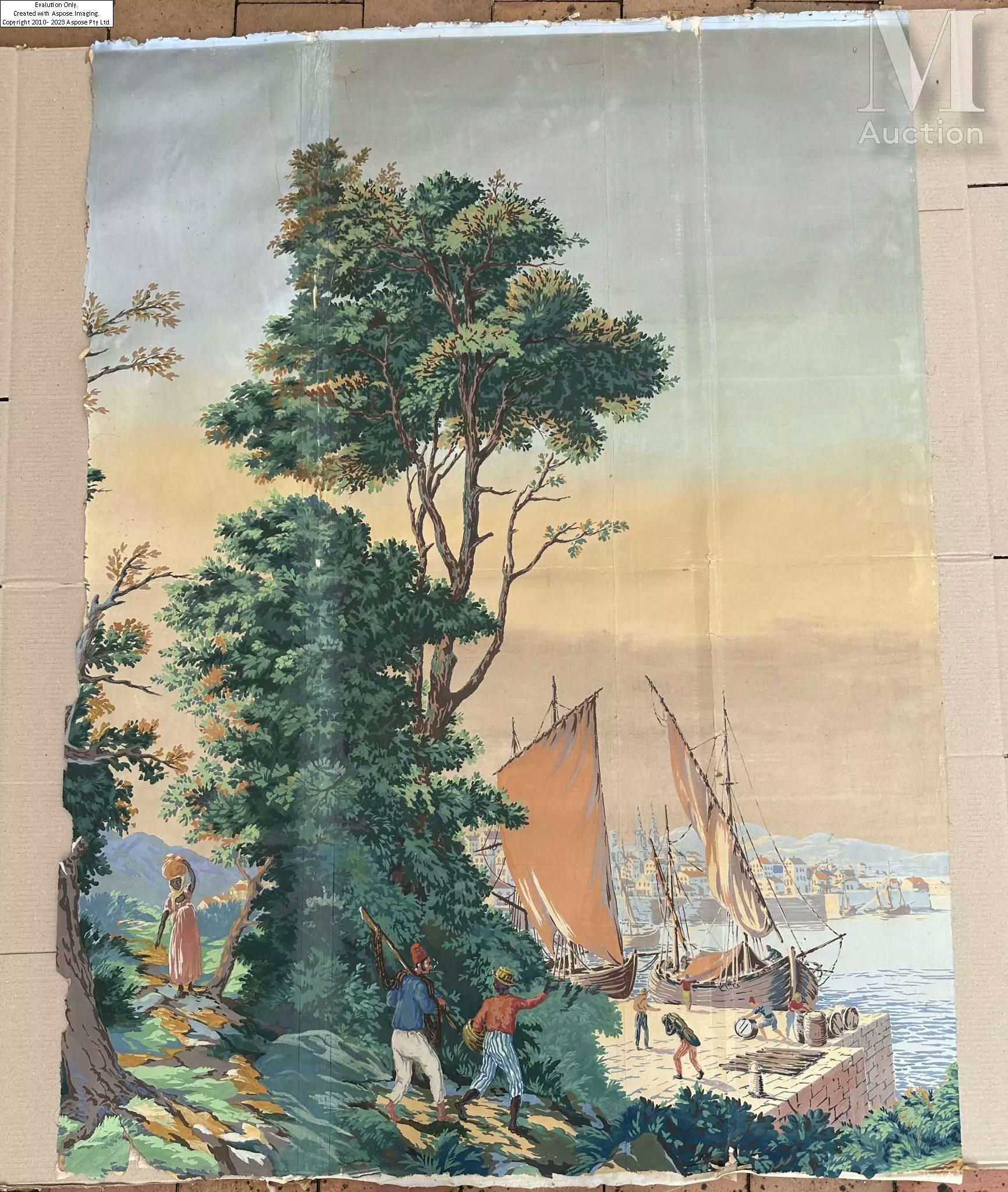 Zuber et Cie | Papier peint, dans le gout de Zuber | MutualArt