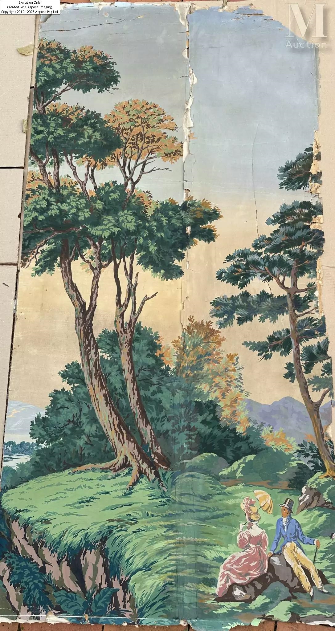 Zuber et Cie | Papier peint, dans le gout de Zuber | MutualArt