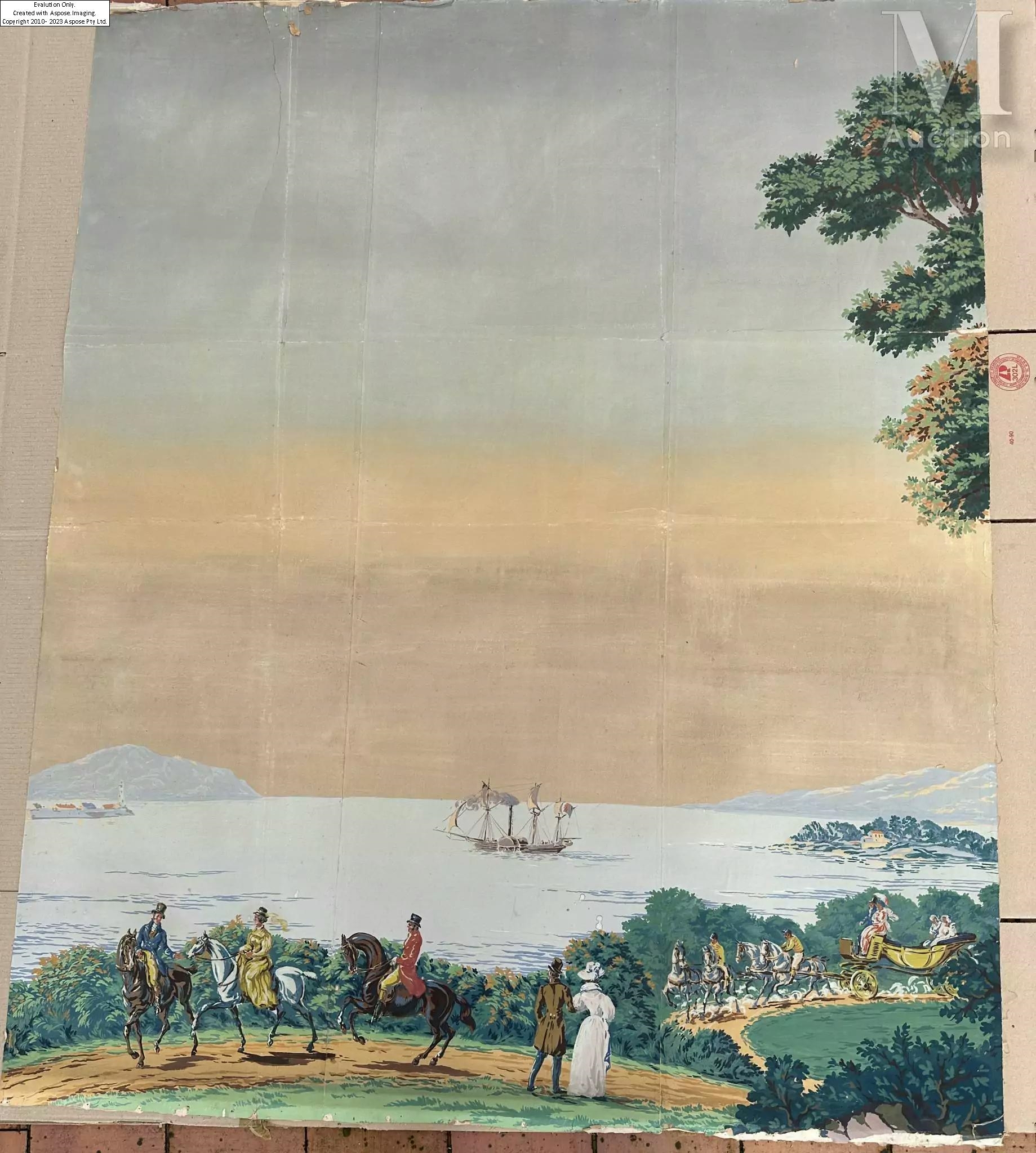 Zuber et Cie | Papier peint, dans le gout de Zuber | MutualArt