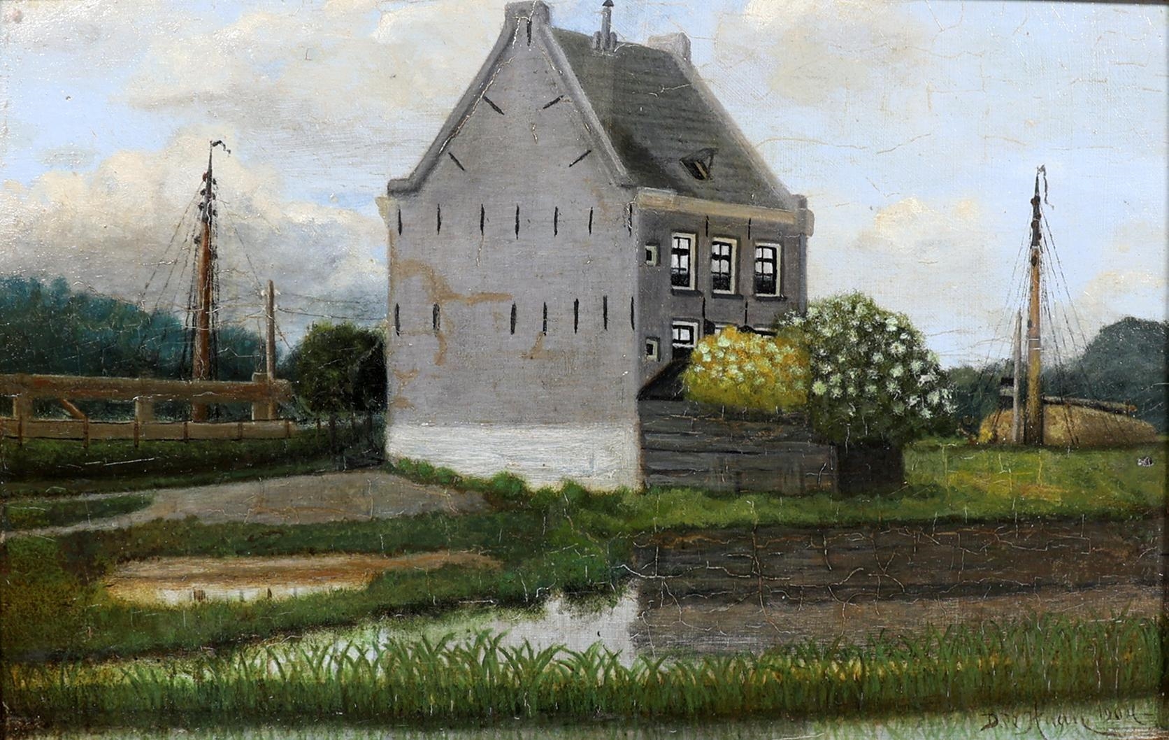 Dirk de Haas | Huis aan de Vecht | MutualArt