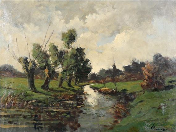 Clement van Vlaardingen | Polderlandschap | MutualArt