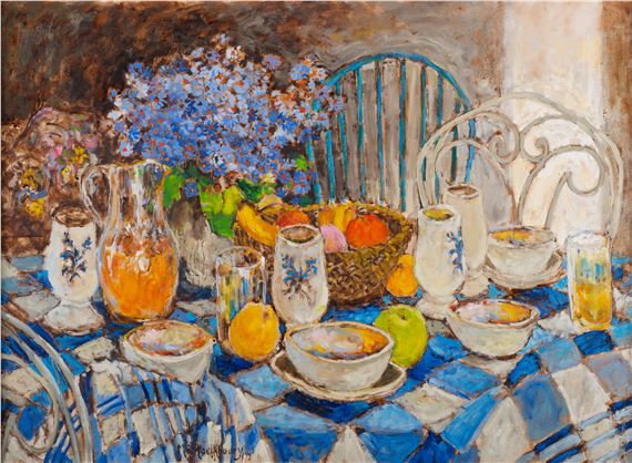 Michael Khoury | Still Life with Cineraria (1998) | MutualArt