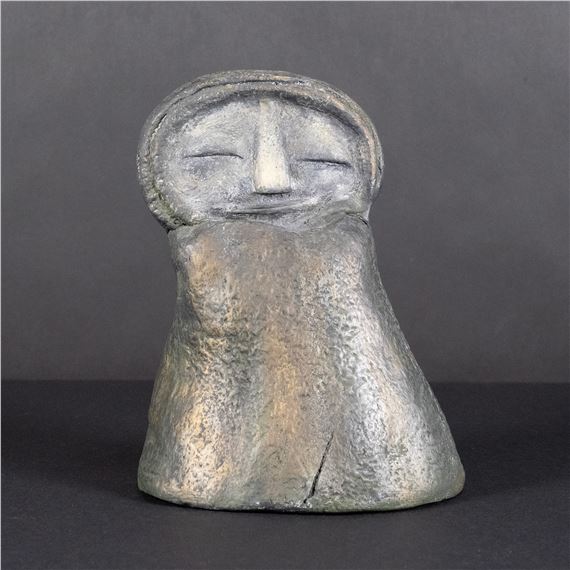 Lorna Graves | Lorna Graves (England 1947-2006) Face Stone Raku ...