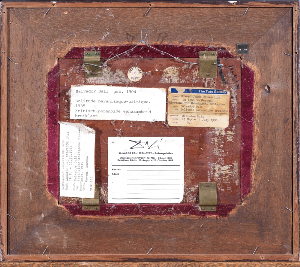 Salvador Dalí | Solitude paranoïaque-critique (Paranoiac-Critical ...