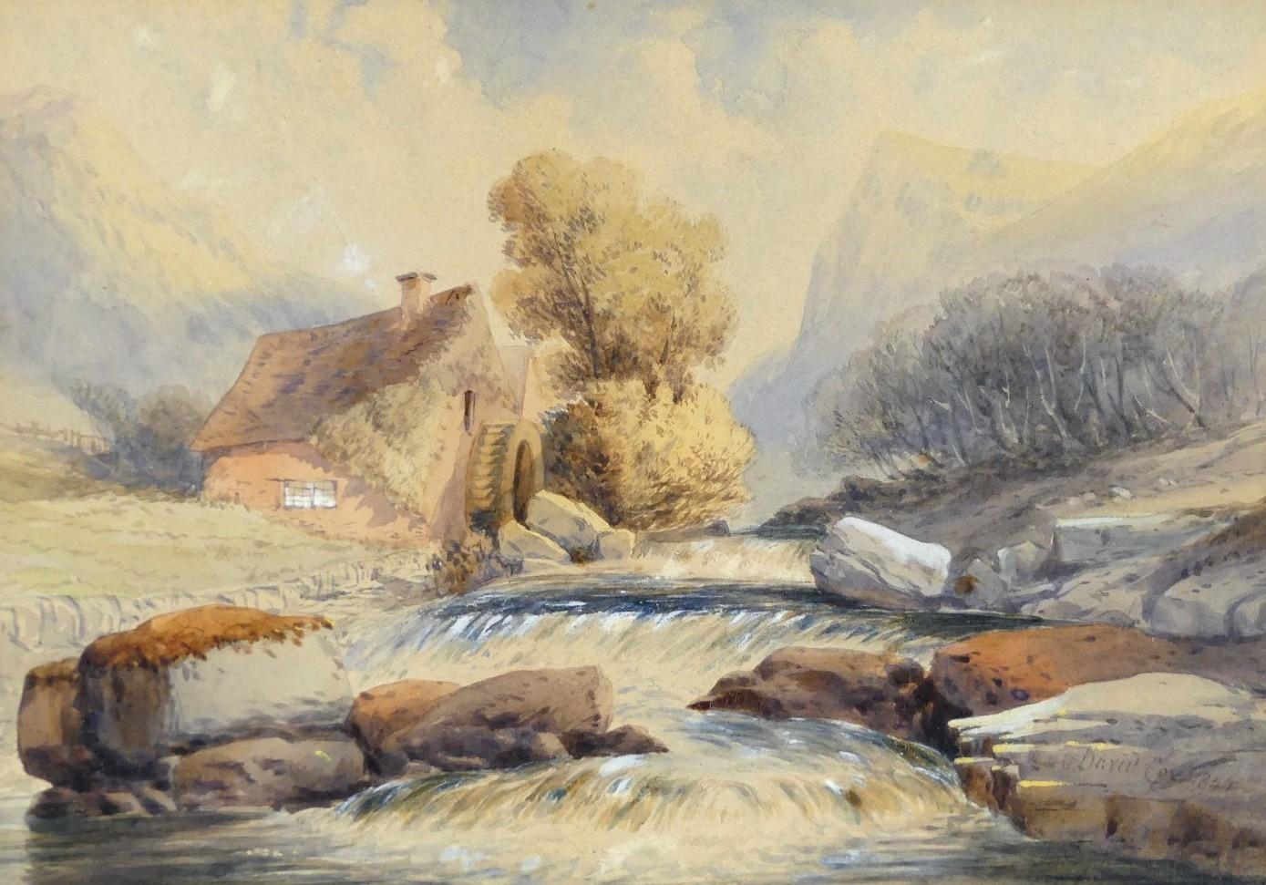 David Cox Sr. | A well-executed British school watercolour depicting a ...