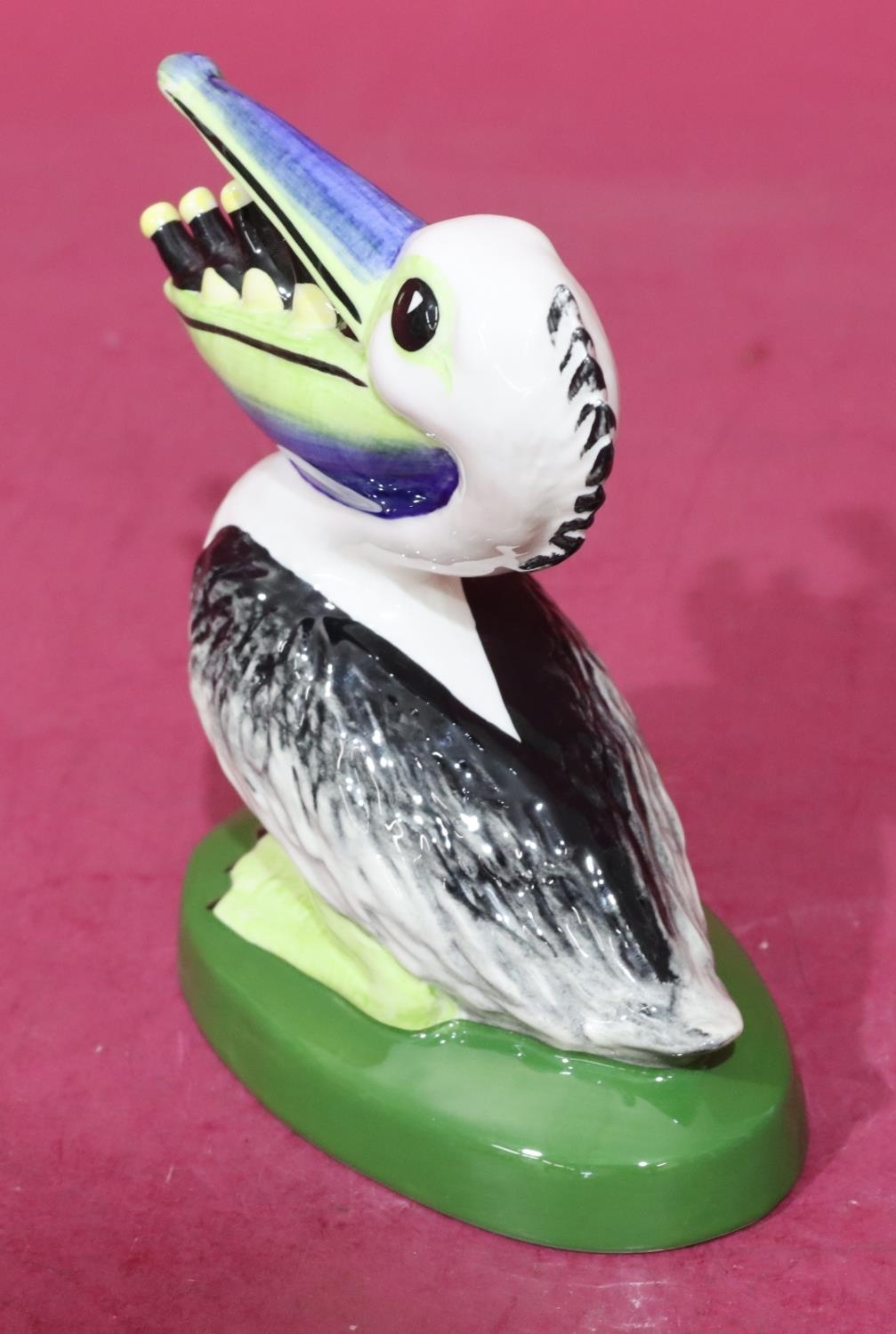 Lorna Bailey | A Lorna Bailey Art Deco style china figure of a pelican ...