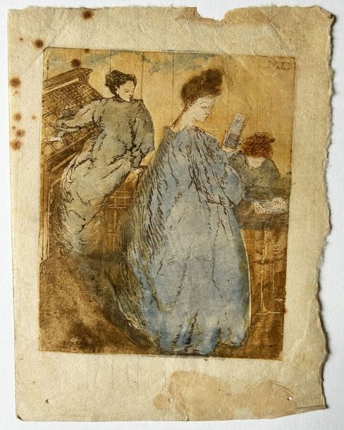 Maurice Delcourt | L'atelier de composition typographique (Circa 1895 ...