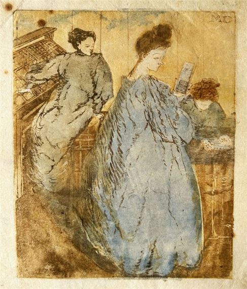 Maurice Delcourt | L'atelier de composition typographique (Circa 1895 ...