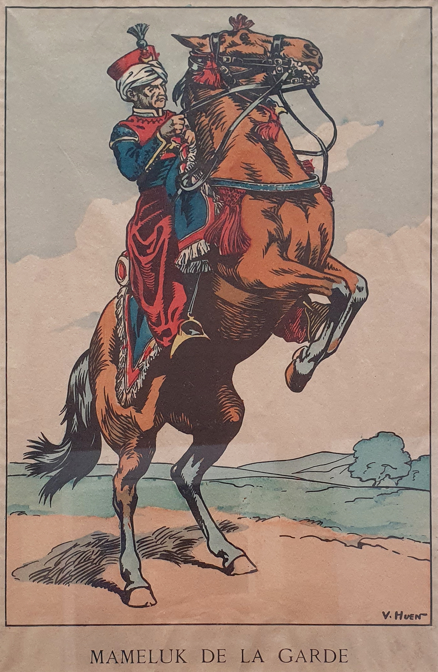 Victor Huen | A FRENCH POCHOIR PRINT AFTER VICTOR HUEN (1920) | MutualArt