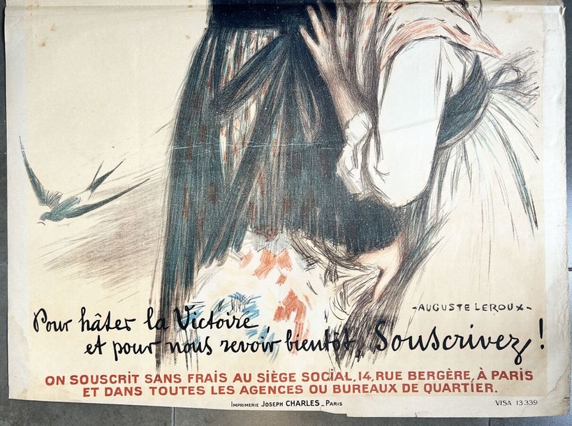 Jules Marie Auguste Leroux | Emprunt National 1918, Comptoir National d ...