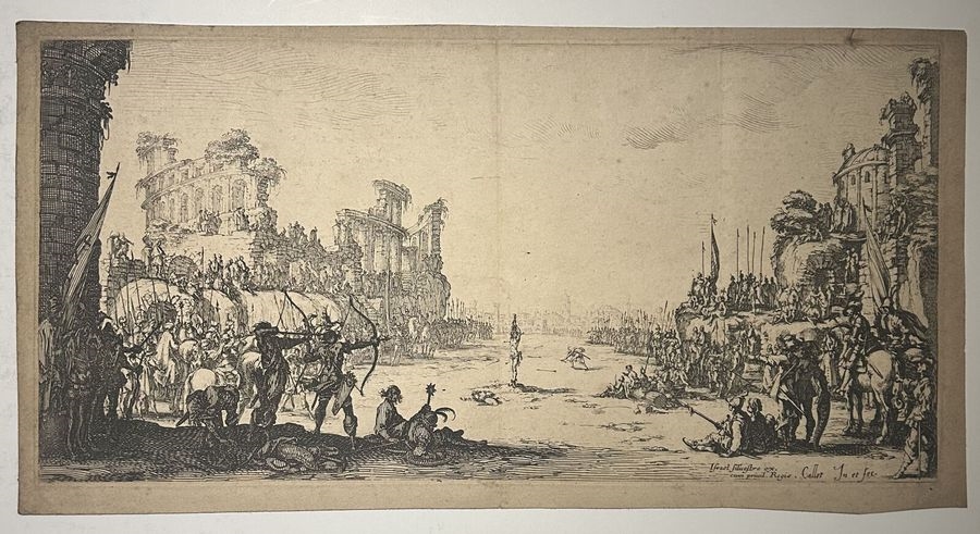 Callot Jacques | The Martyrdom of Saint Sebastian (Circa 1632 ...