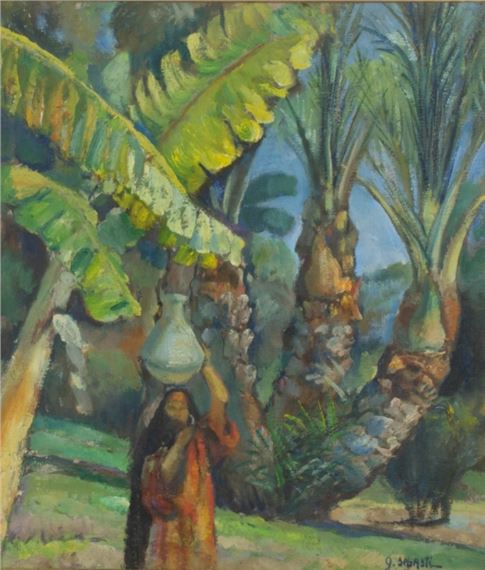 Giuseppe Sebasti | Porteuse d'eau | MutualArt