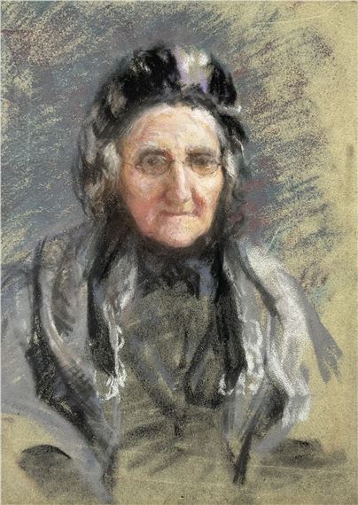 Frederick William Elwell | Portrait of an Elderly Lady | MutualArt