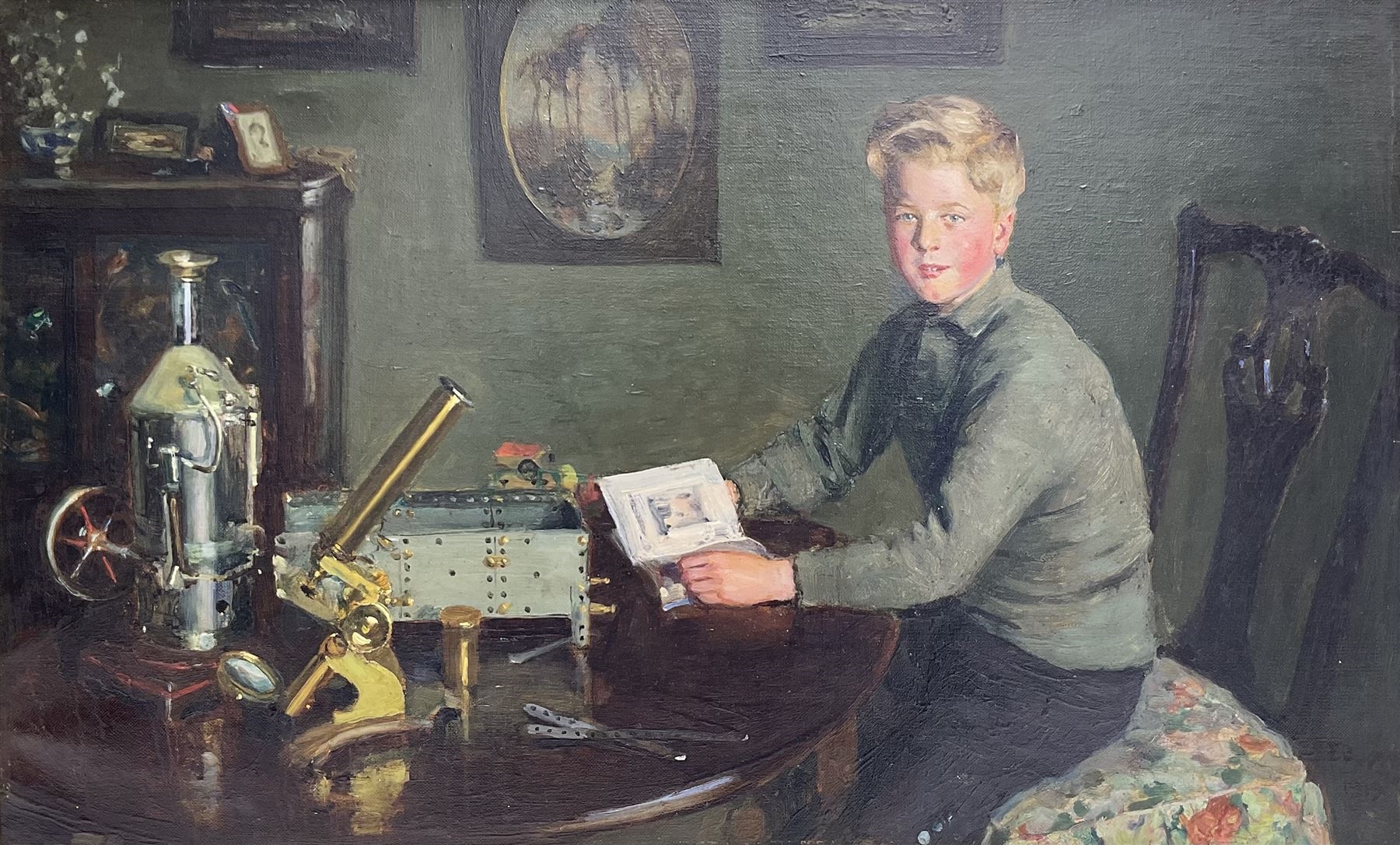 Charles Spencelayh | The Old Tea-Caddy | MutualArt