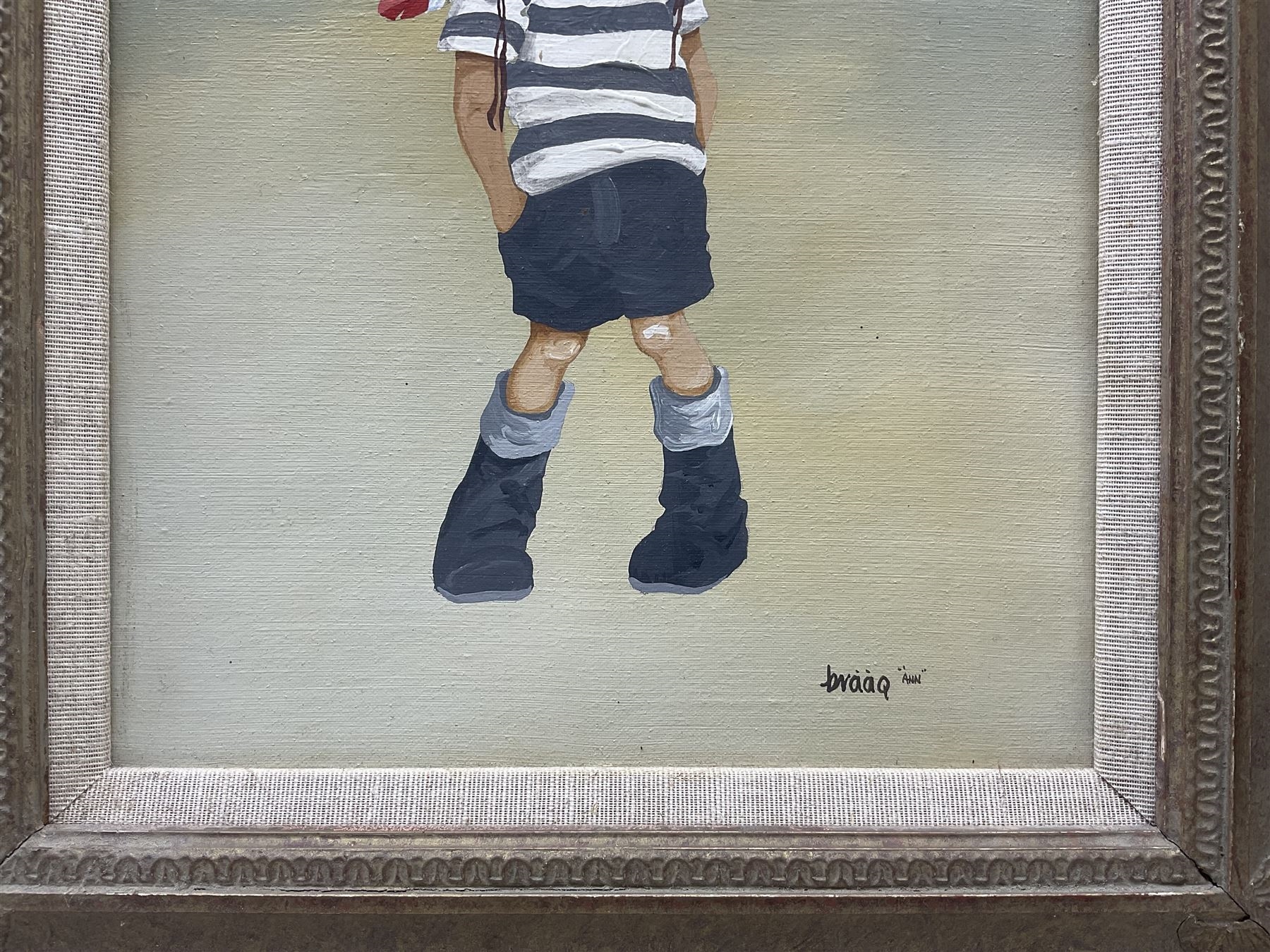 Brian Shields | Self Portrait as a Young Boy with Native American ...