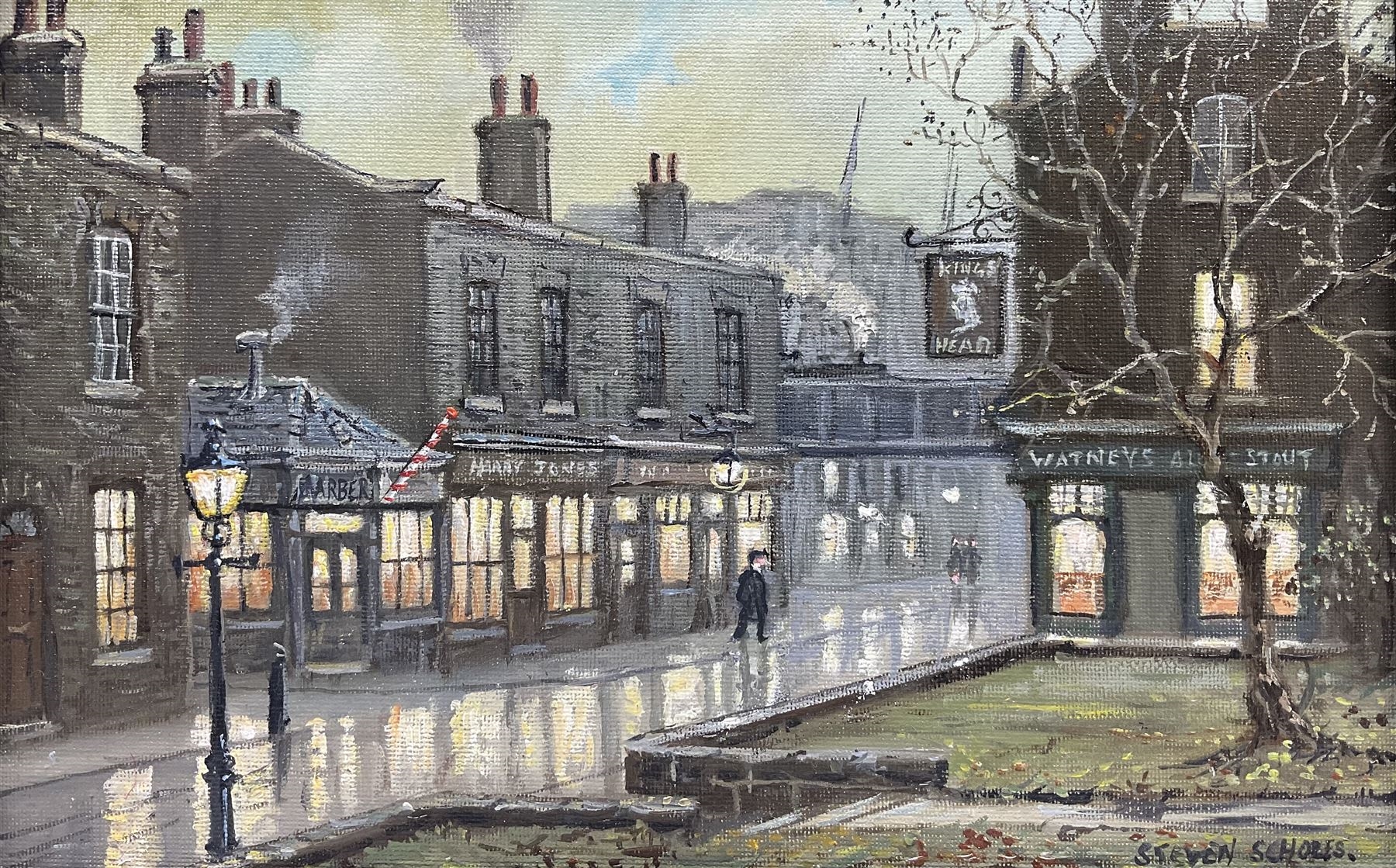 Steven Scholes | Oxford Street, Manchester (1938) | MutualArt