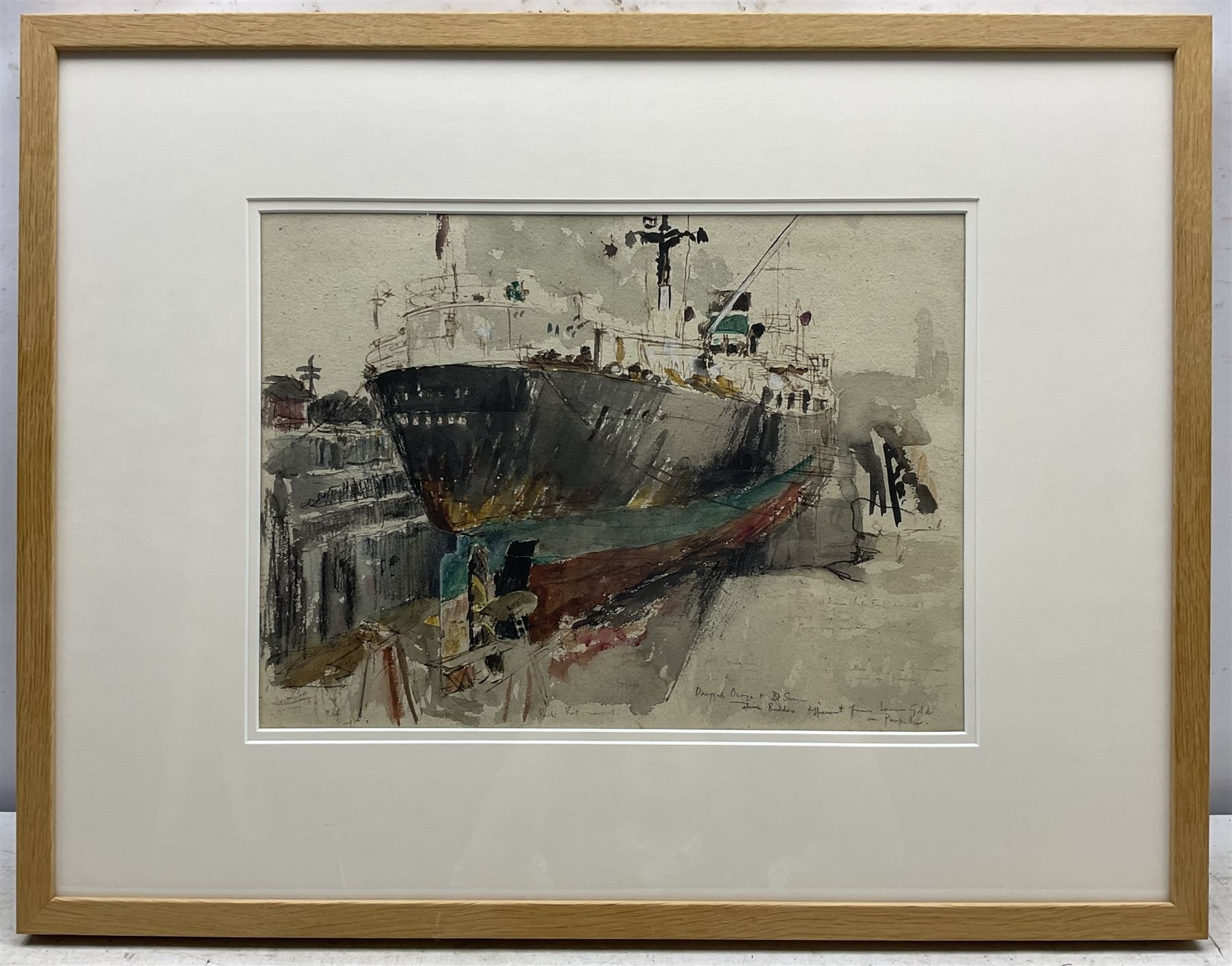 Allanson Hick | Ship in Dry Dock | MutualArt