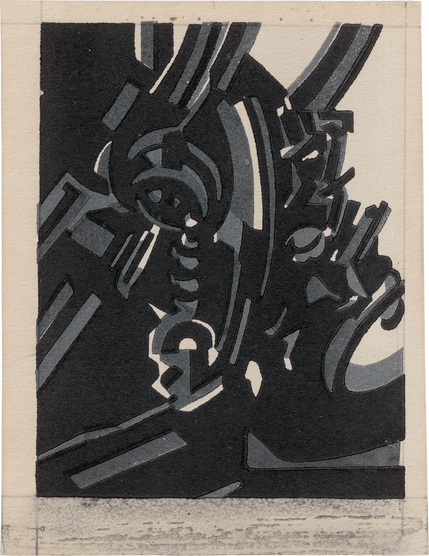 Edward Wadsworth | Invention (1917) | MutualArt