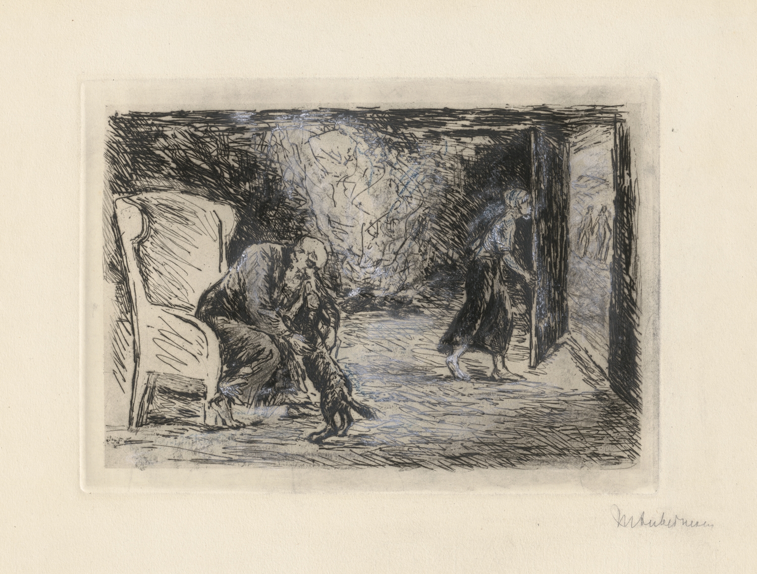 Max Liebermann | Rückkehr des jungen Tobias (1920) | MutualArt