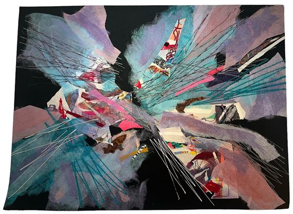 Smadar A. Livne | Post Modern Wall Sized Mixed Media Dream On SMADAR ...