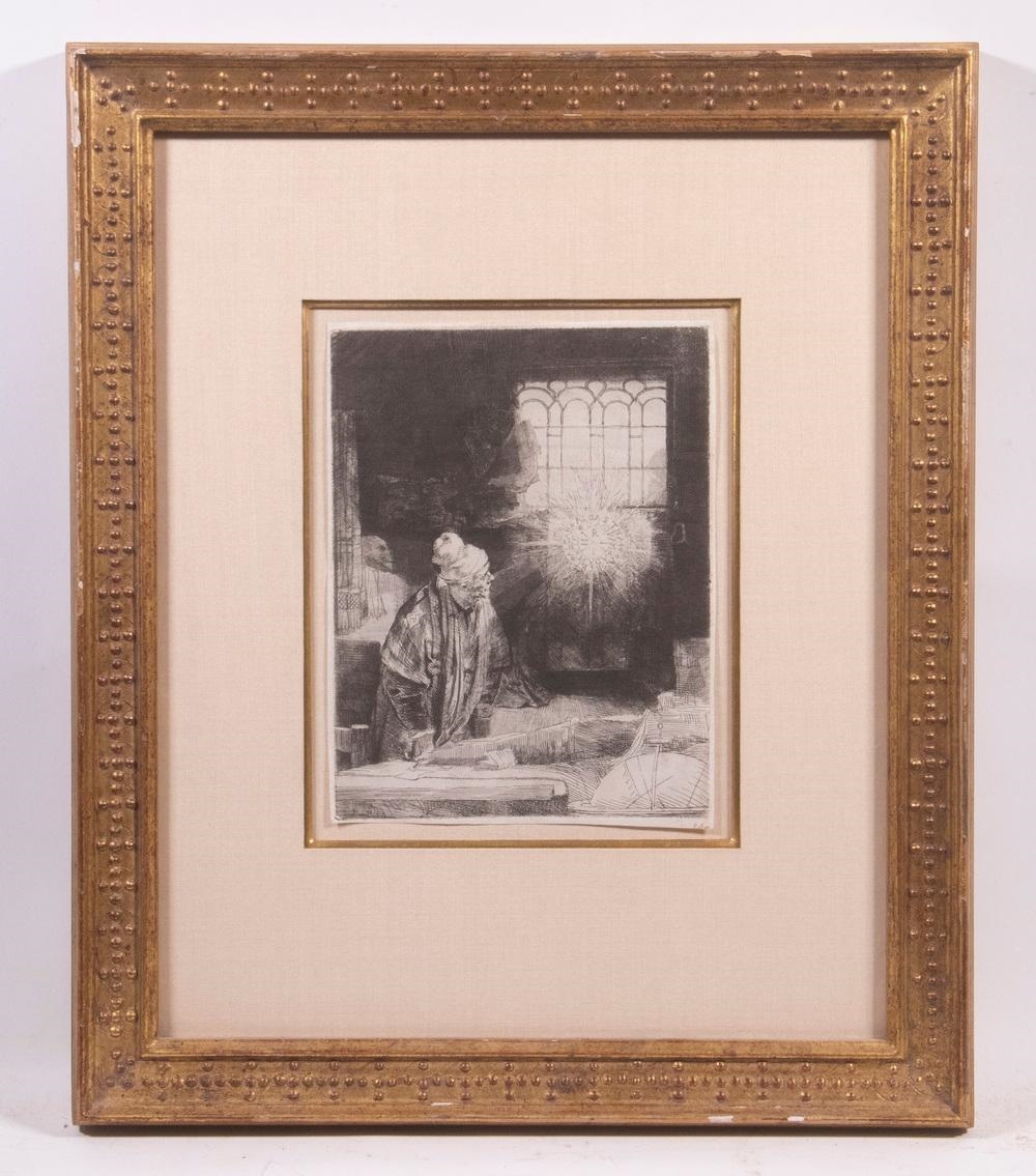 Rembrandt van Rijn | Faust (aka Faust in his Study Watching a Magic ...