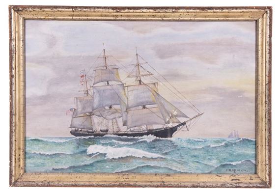 Sinclair A. Corkum | Sailing Ship Underway | MutualArt