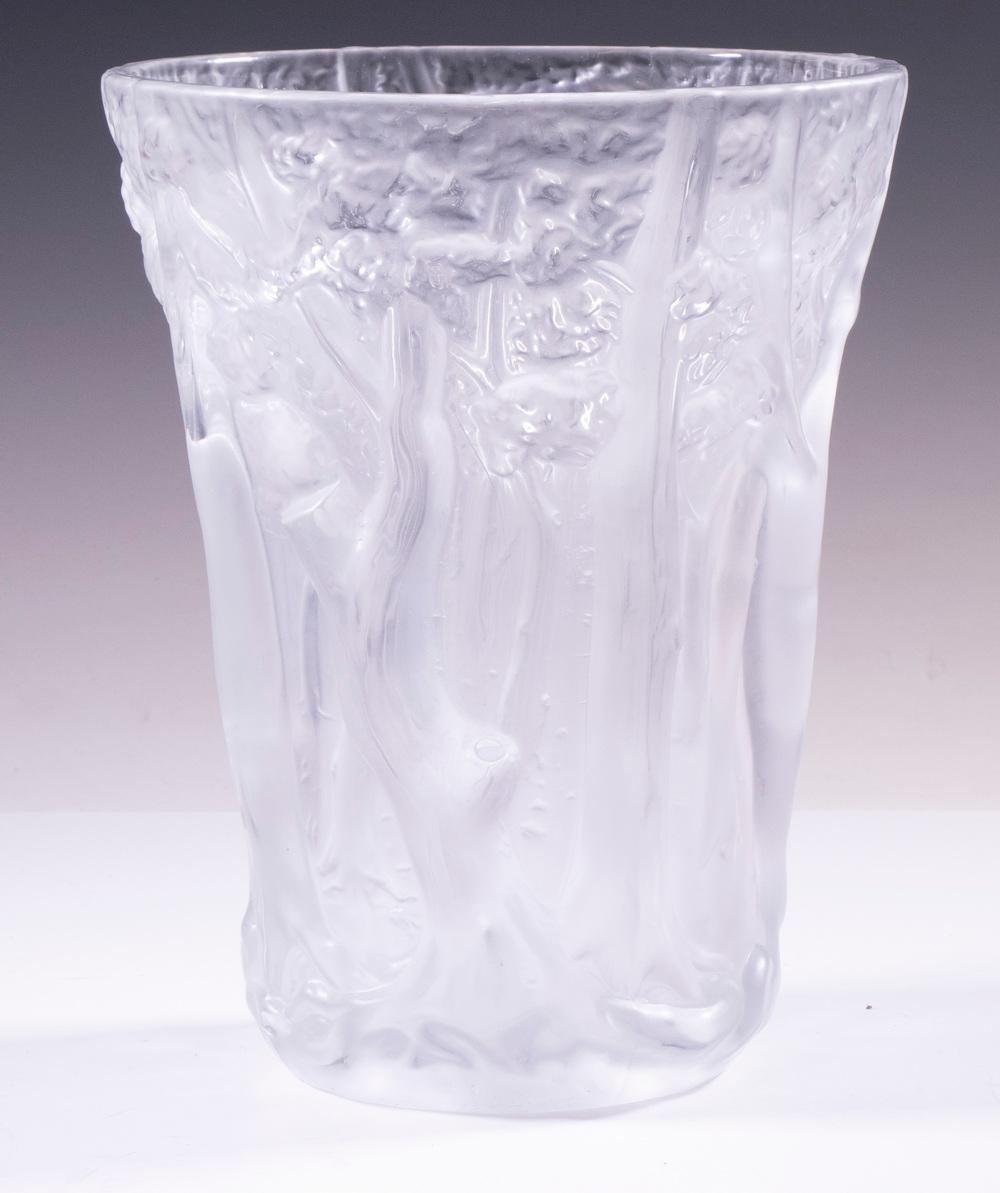 Josef Inwald | Art Deco Era Frosted Barolac Art Glass Vase (Circa 1930s ...
