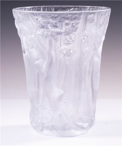Josef Inwald | Art Deco Era Frosted Barolac Art Glass Vase (Circa 1930s ...