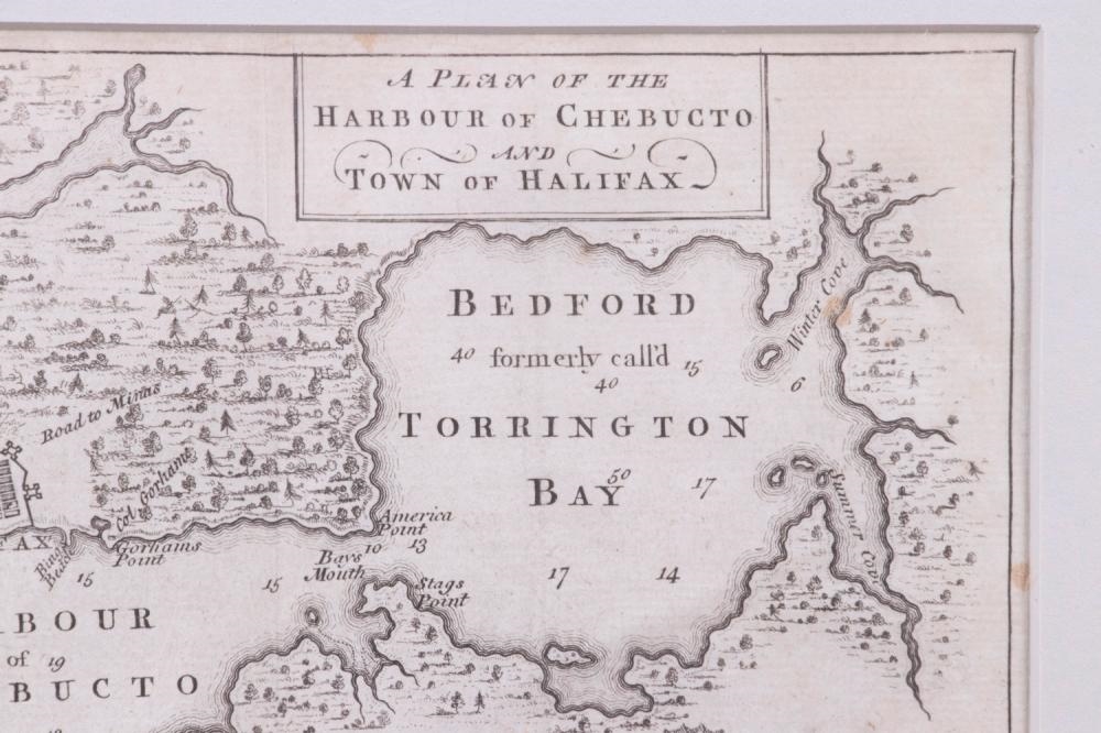 Moses Harris | 18TH C. ANTIQUE MAP: HARBOUR OF CHEBUCTO (18) | MutualArt