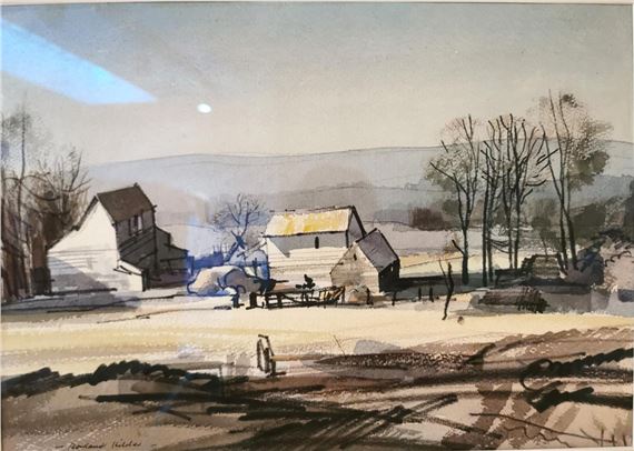 Rowland Hilder | Rowland Hilder British (1905 - 1993), chalk and ...