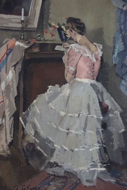 Reine Virely-Colmez | Jeune fille à la lettre | MutualArt