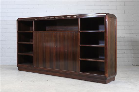 Louis Majorelle | a French Art Deco Macassar ebony library bookcase the ...