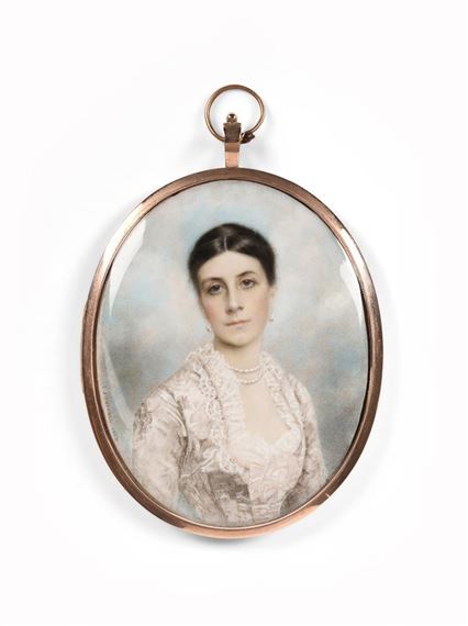 Charles James Turrell | A PORTRAIT MINIATURE OF EMMA SUSAN RAMSDEN ...