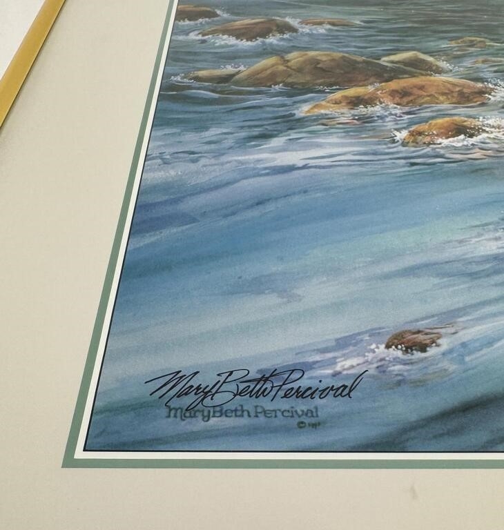 Mary Beth Percival | Mary Beth Percival June on the River Print | MutualArt