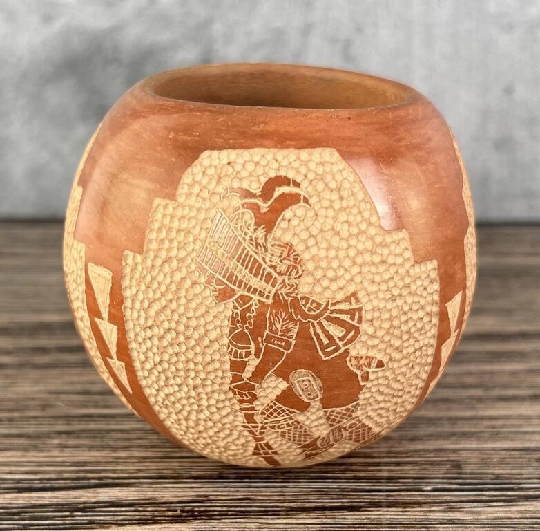 Matthew Tafoya | Matthew Tafoya Santa Clara Pueblo Indian Pot | MutualArt