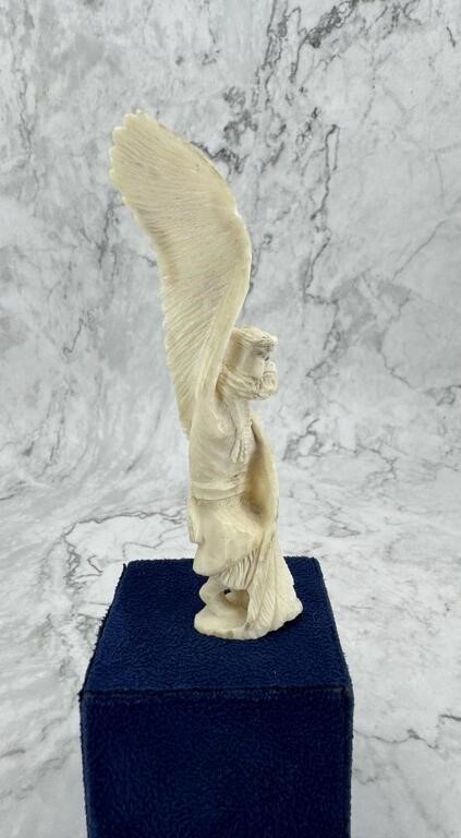 Pernell Laate | Pernell Laate Zuni Horn Eagle Dancer Fetish | MutualArt