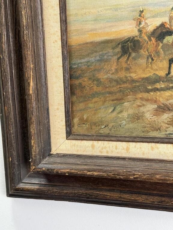 Charles Marion Russell | Charles M Russell Montana Print on Canvas | MutualArt