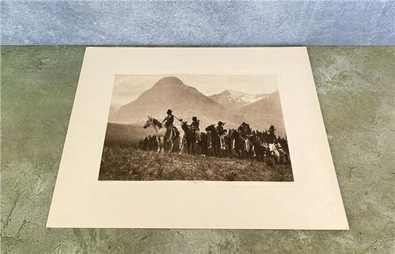 Roland Reed | The Pass Finders Piegan Roland Reed Photogravure | MutualArt