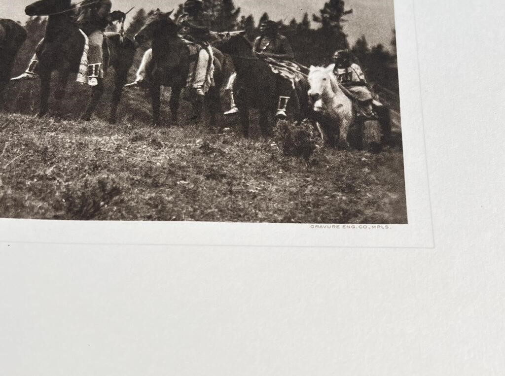 Roland Reed | The Pass Finders Piegan Roland Reed Photogravure | MutualArt